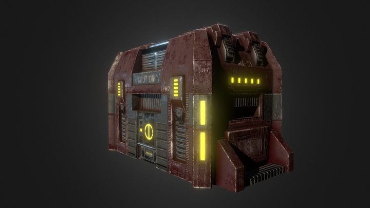 ArtStation - Sci-Fi Crate (Texturing)