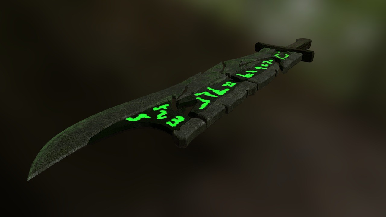 ArtStation - Stoned Sword, just an old model ;)