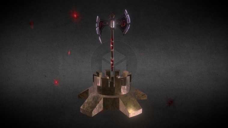 ArtStation - Dota 2 Axe Weapon