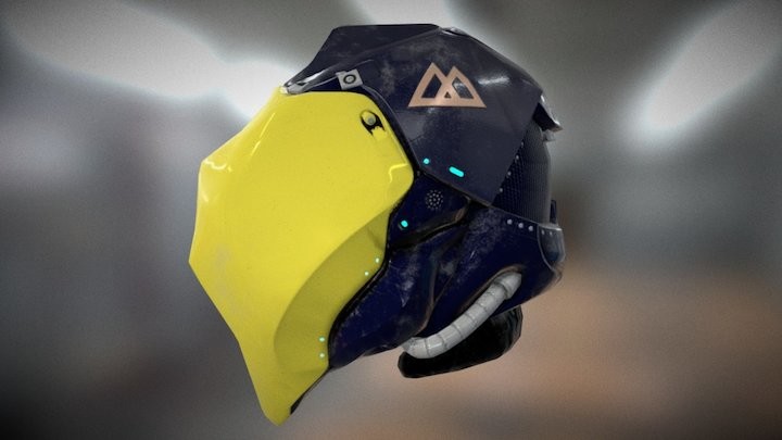 ArtStation - Destiny fan ART helmet for warlock