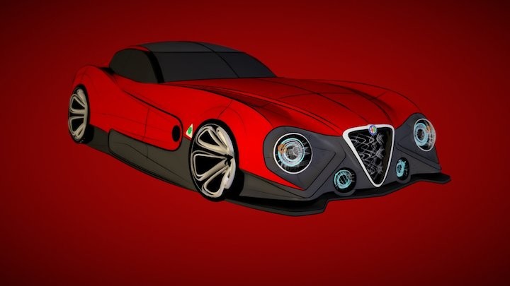 ArtStation - Alfa Romeo VR Sketch #2