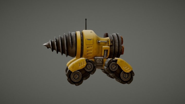 ArtStation - Drill Vehicle