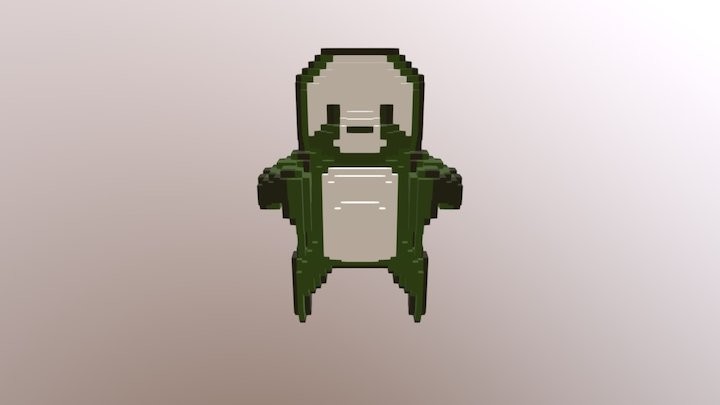 Christian Simmers - Voxel Battle Sloth