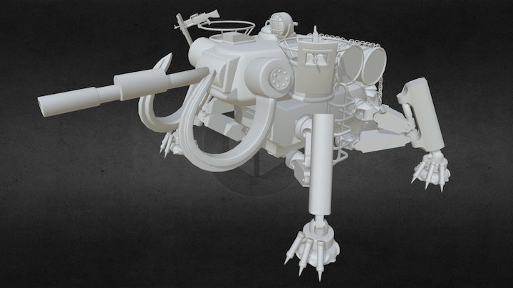 ArtStation - Postapocalyptic Mechs