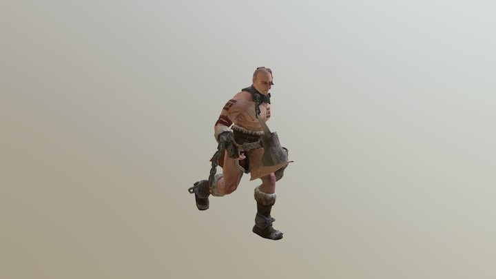 Danny Man - imprisoned warrior - animation set