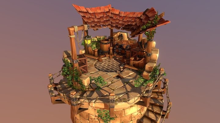 ArtStation - 2012 - Pirate Tower