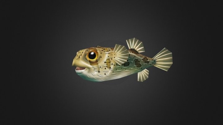 ArtStation - Long-Spine Porcupinefish, Cordelia Wolf