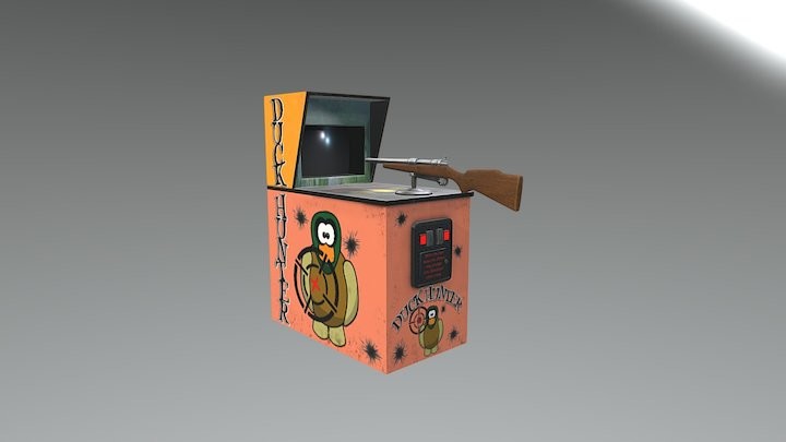 ArtStation - Duck Hunt Arcade Cabinet