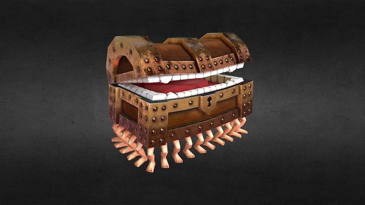 ArtStation - The Luggage (From Terry Pratchett's Discworld books)