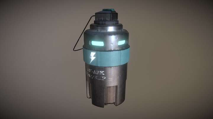 ArtStation - Sci-Fi Grenade (revised)