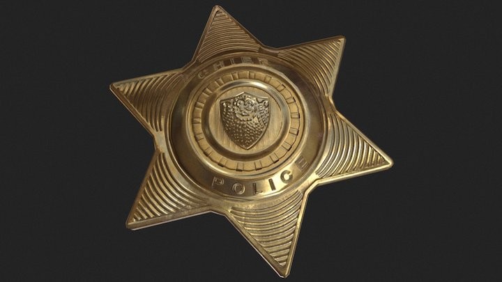 ArtStation - Police Badge