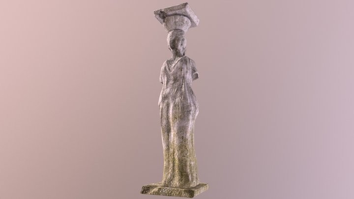 ArtStation - Textured Caryatid Column