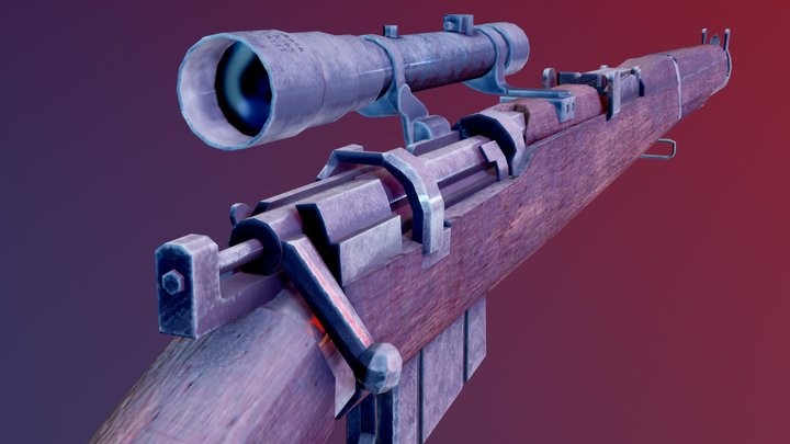 ArtStation - Enfield Mk.4 Aldis Scope