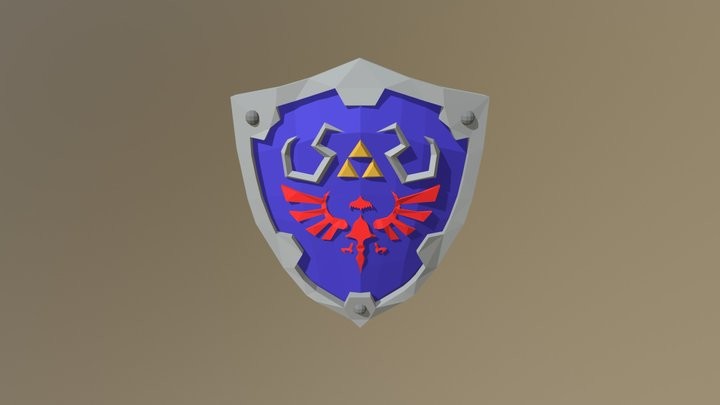 ArtStation - Link Shield (Legend of Zelda)