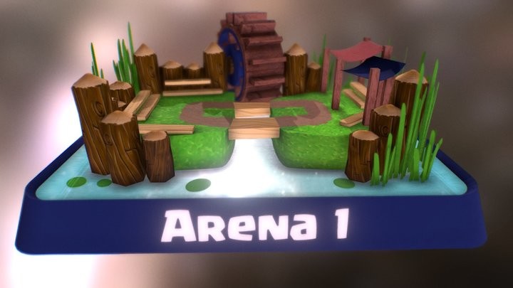 ArtStation - CLASH ROYALE - ARENA 01