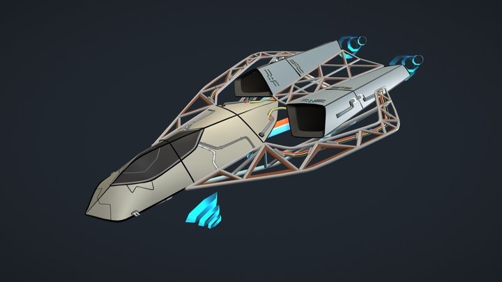 ArtStation - Junker Space ship