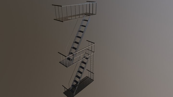 ArtStation - Fire Stairs