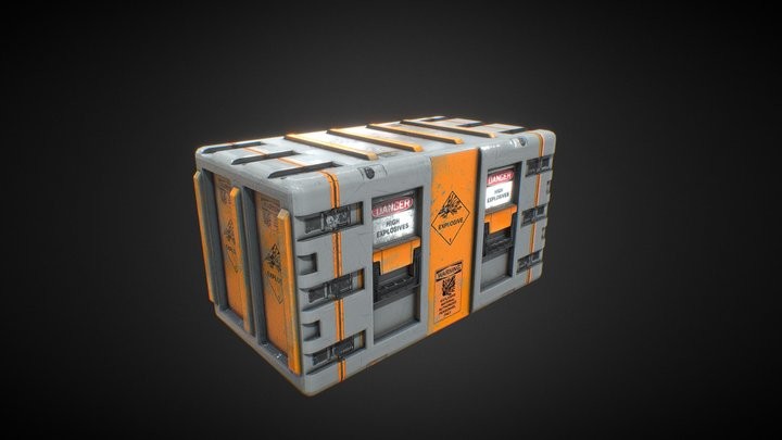 ArtStation - Explosive Crate