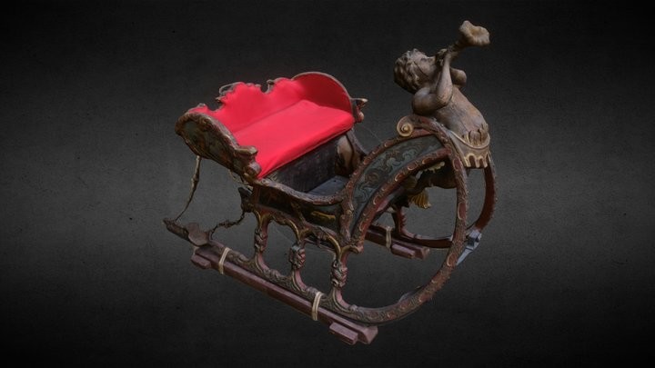 ArtStation - Sledge with Mythological frieze