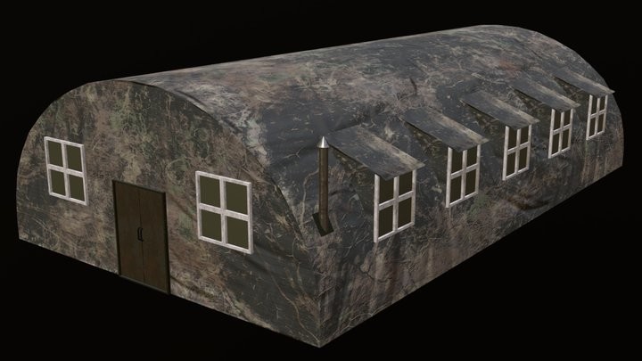 ArtStation - Army Barracks