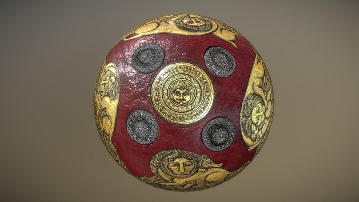 ArtStation - Indian dhal (shield), 19th century