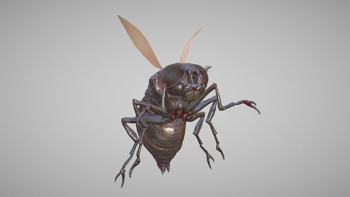 ArtStation - Fallout 4: Bloatfly (WIP) (FanArt)