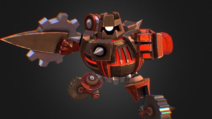 ArtStation - Robot Game Ictus-Bot