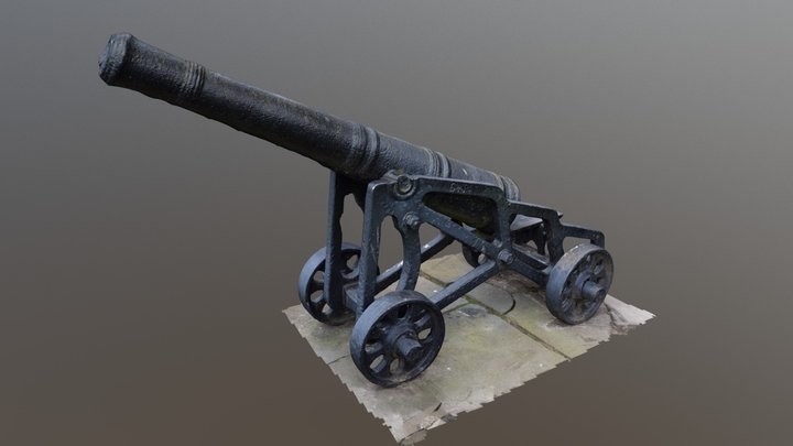 ArtStation - Authentic Real Cannon scan $5 in #SketchfabStore