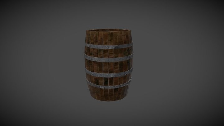 ArtStation - Whiskey Barrel