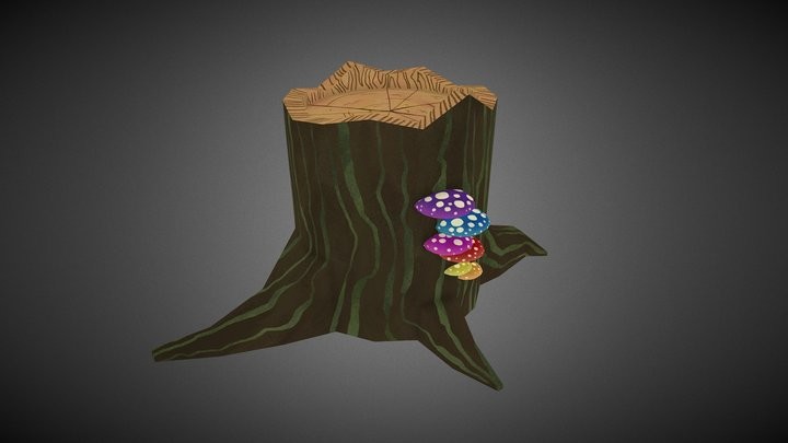 ArtStation - Tree Stump Model