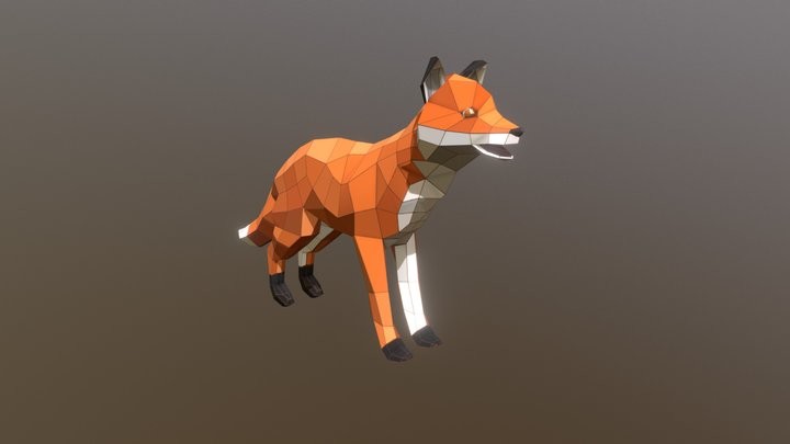 ArtStation - Fox Geometric/polygon styled