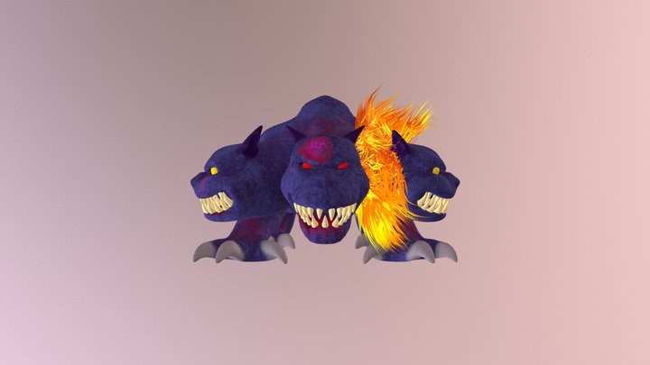 ArtStation - Zombie Cerberus