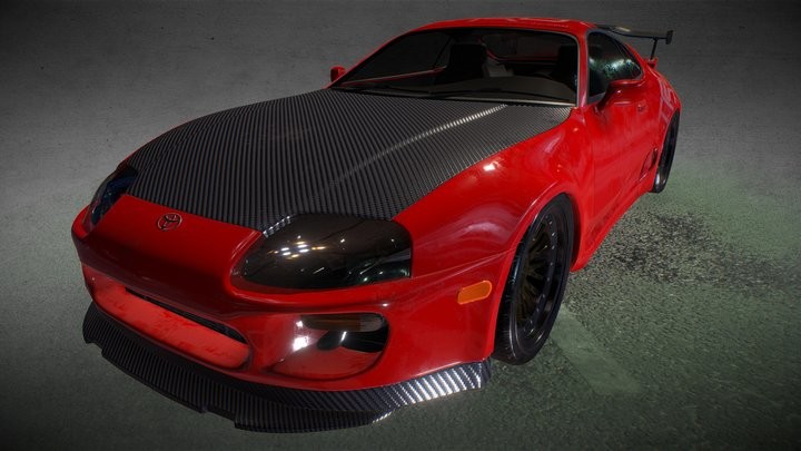 ArtStation - Game Ready Toyota Supra
