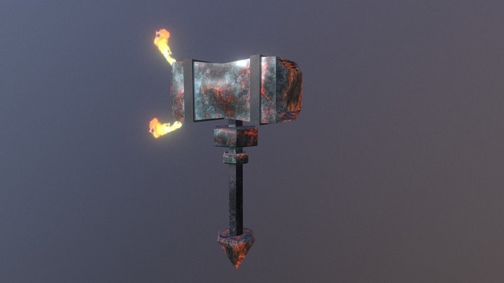 ArtStation - Fire Hammer