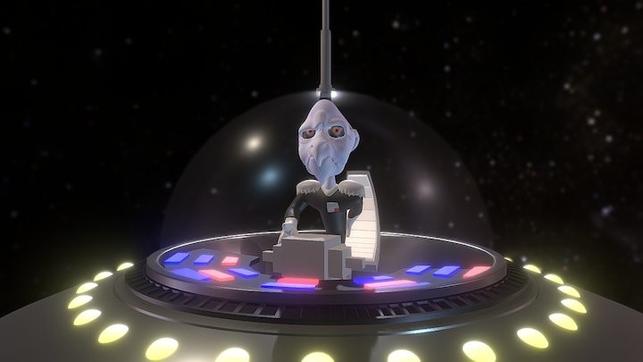 ArtStation - Alien & Saucer