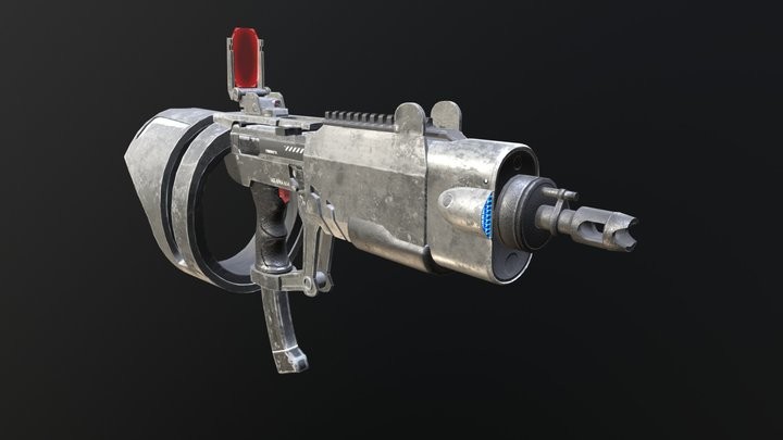 ArtStation - A-Tech Cybernetic: UZI