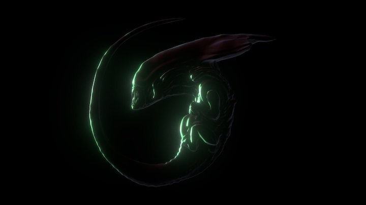 ArtStation - Alien Queen Embryo