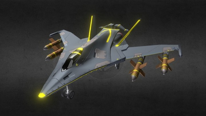 ArtStation - Fighter Jet