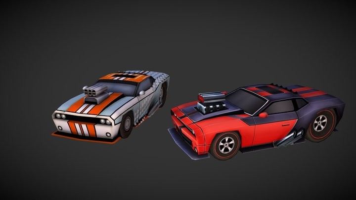 ArtStation - cartoon style cars.