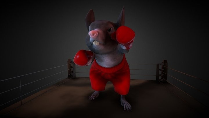 ArtStation - Rat Boxer