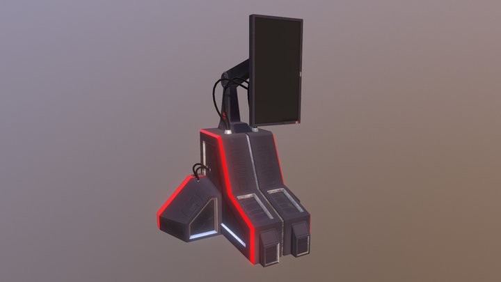 ArtStation - Sci-Fi Supercomputer