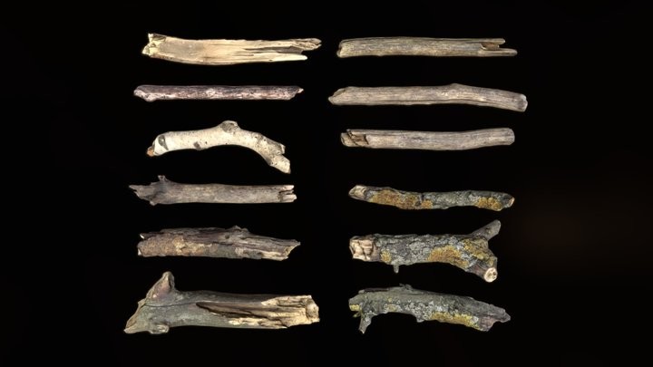 ArtStation - Lowpoly Sticks