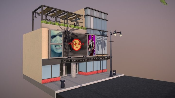 ArtStation - Hard rock cafe