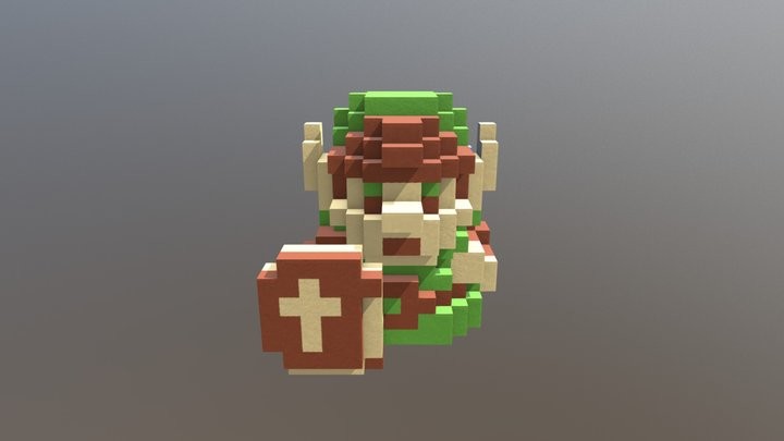 ArtStation - Amiibo Link 8-Bit