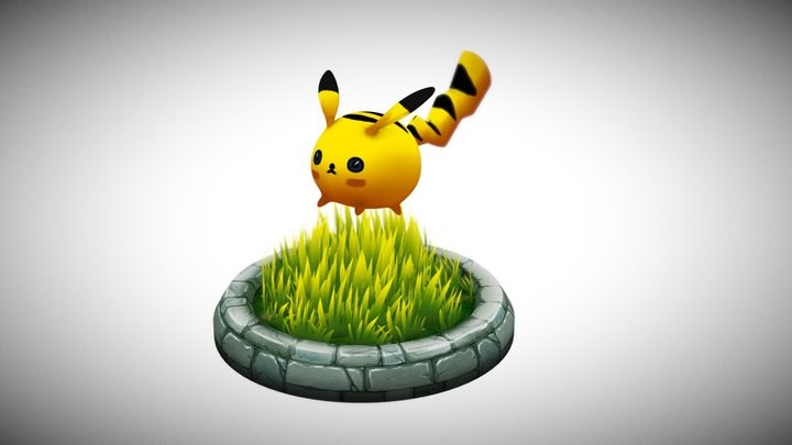 ArtStation - Chibi Pikachu