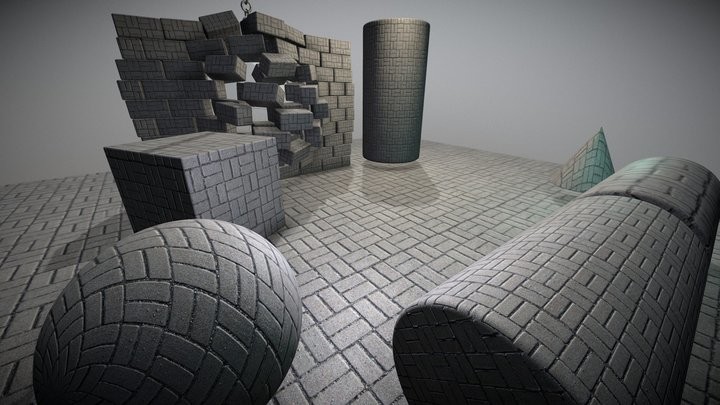 ArtStation - Cobblestone 7 | Texture Set (18)