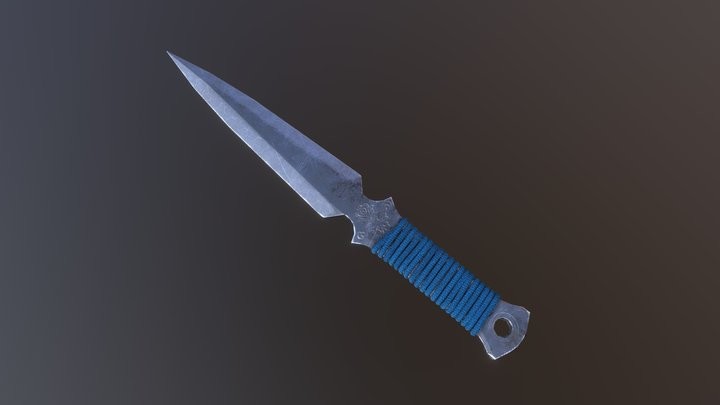 ArtStation - Throwing knife Game Asset