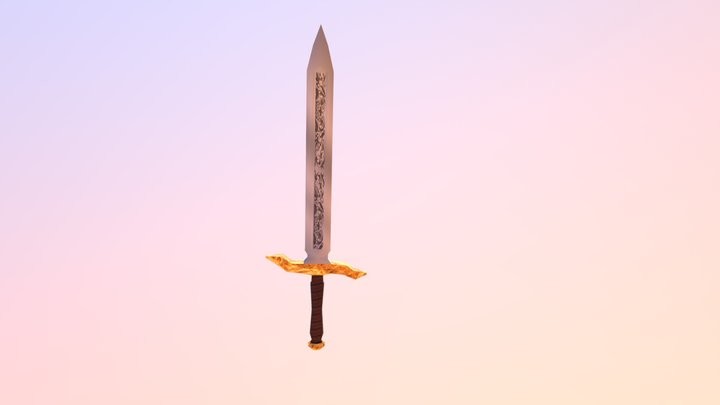 ArtStation - Low Polygon Sword