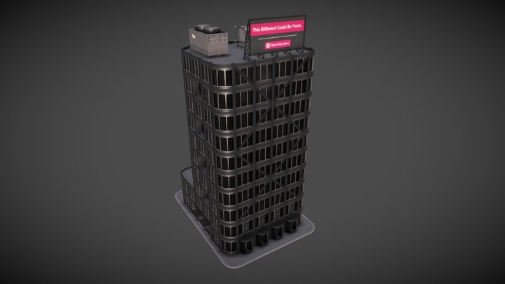 ArtStation - Modular Modern Urban Building Kit