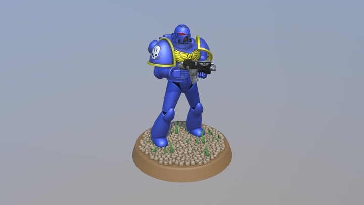 ArtStation - Space Marine Game Character